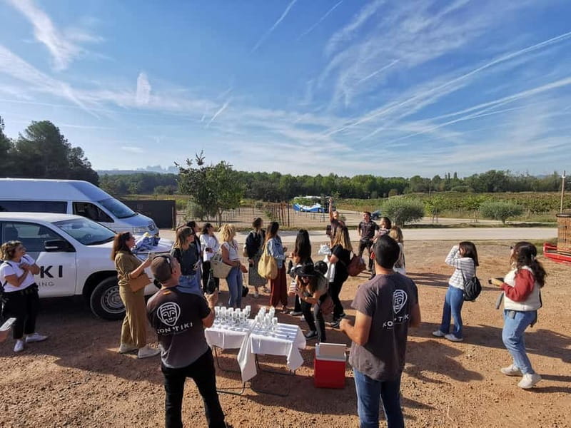 Balloon flight: panoramic view of Montserrat and Transport from Barcelona - Key Points