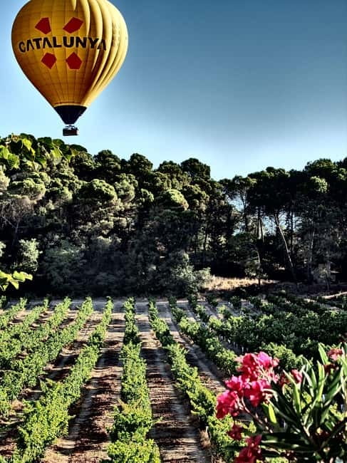 Balloon flight: panoramic view of Montserrat and Transport from Barcelona - The Itinerary in Detail