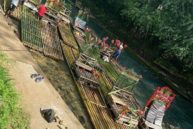 Bamboo Rafting and Limestone Foot Massage Private Tour - Exploring the Bamboo Rafting and Foot Massage Tour