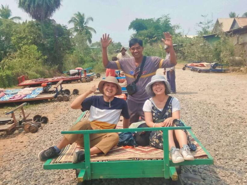 Bamboo Train, Banann Temple, Fruit Bat, Bat Cave, Sunset - Visiting the Battambang Ancient House and Market