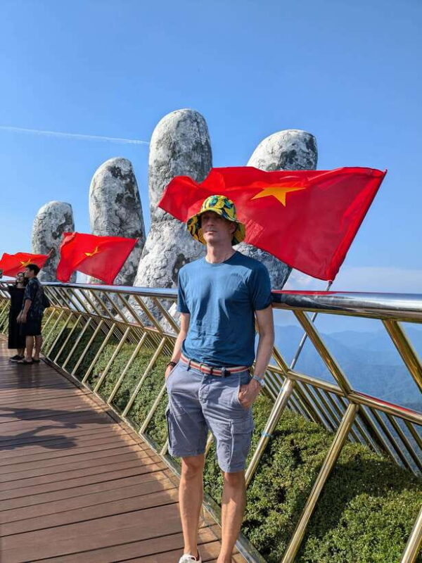Bana hills- golden hands bridge by night - Why the Sunset on the Golden Hands Bridge Is Worth It
