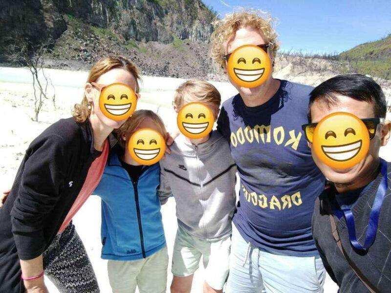 Bandung: White Crater Volcano Guided Day Trip - Tea Plantations and Strawberry Selfies