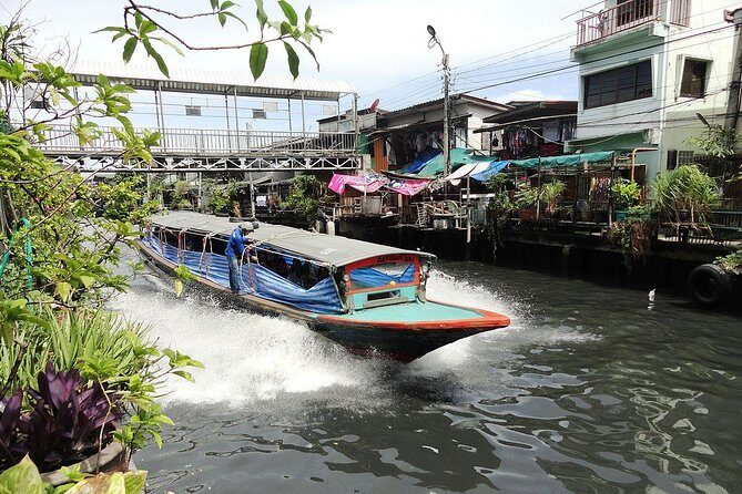 Bangkok Best Canal Tour- Flower Art & Artist's House Food of Fame - Key Points