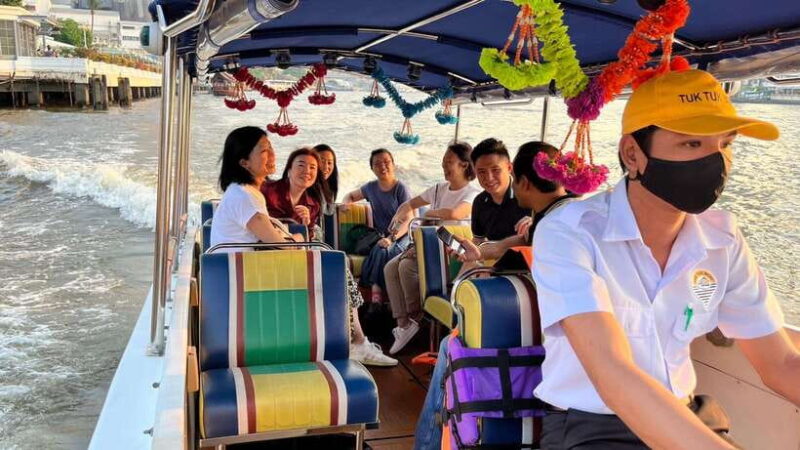 Bangkok: Boat Chao Phraya River Tuk-Tuk Boat Tour - Key Points