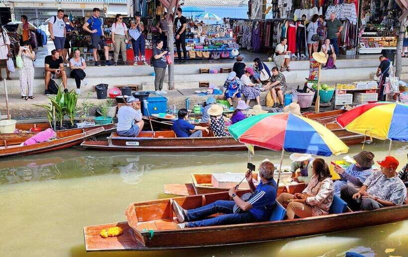 Bangkok: Damnoen Floating Market & Train Market Private Tour - Key Points
