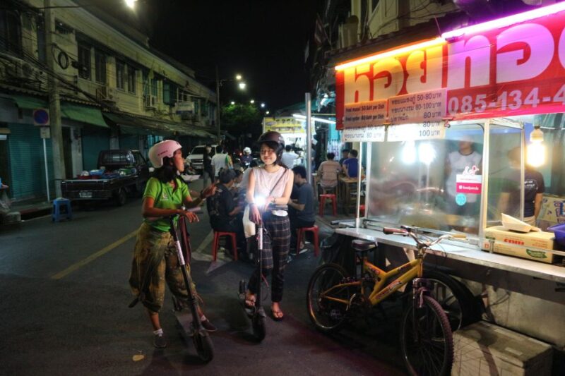 Bangkok: E-Scooter Night Tour with Local Street Food - Value for Money