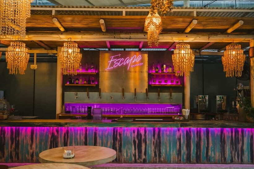 Bangkok: Escape Rooftop Bar at The Emquartier F&B Packages - Atmosphere and entertainment