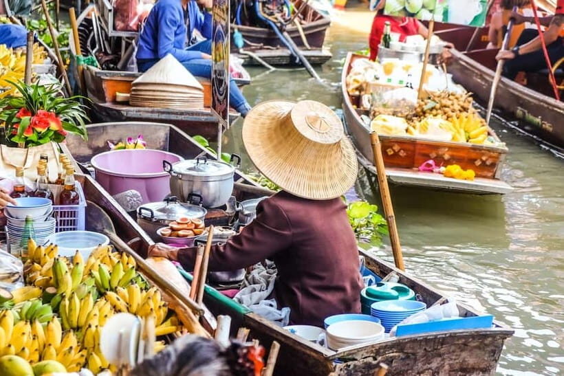 Bangkok: Floating Market, Phra Pathom Pagoda & Cafes Tour - FAQs