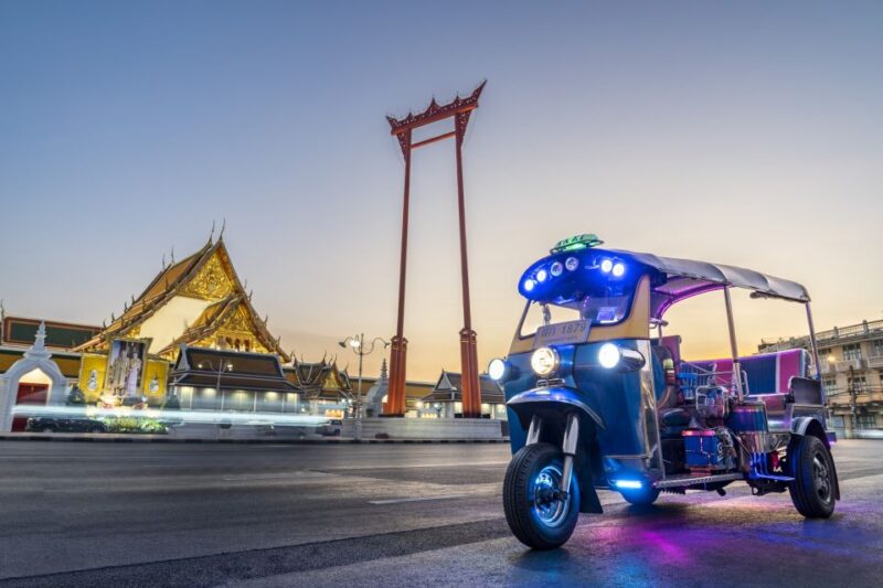 Bangkok: Flower Market and Food Night Tour by Tuk Tuk - Key Points