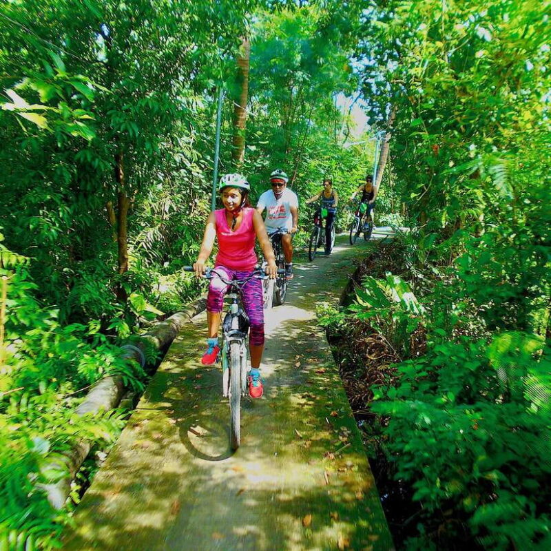 Bangkok: Green Oasis Guided Bike Tour with Boat Ride - Authentic Experiences and Authenticity