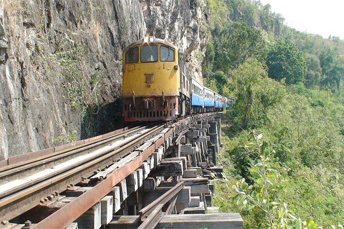 BANGKOK-Kancanaburi: River Kwai-Death Railway-Train Trip-Lunch - Walking the Bridge Over the River Kwai