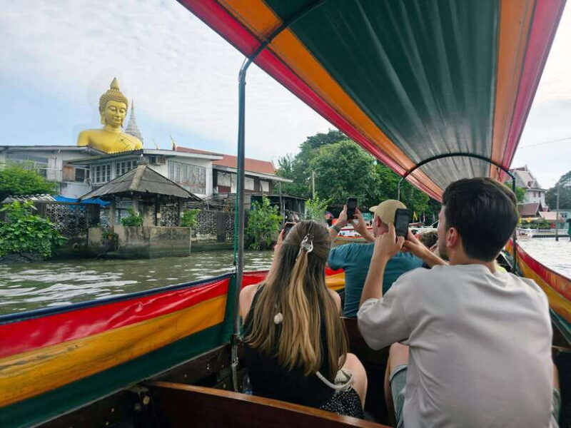 Bangkok Long Boat Canal a Big Buddha & Culture Markets Tour - Key Points
