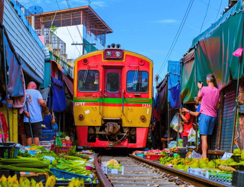 Bangkok: Private Floating & Railway Markets with Farm Visits - Key Points