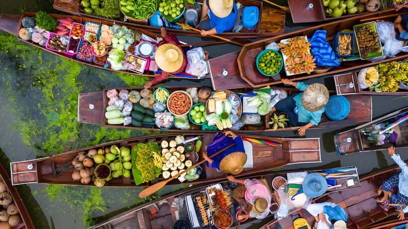 Bangkok: Railway, Floating Market & Chao Phraya Cruise Tour - Key Points