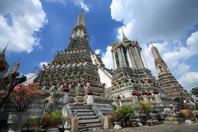 Bangkok Three Temple Tour with Grand Palace, Heritage Boat Cruise - Key Points