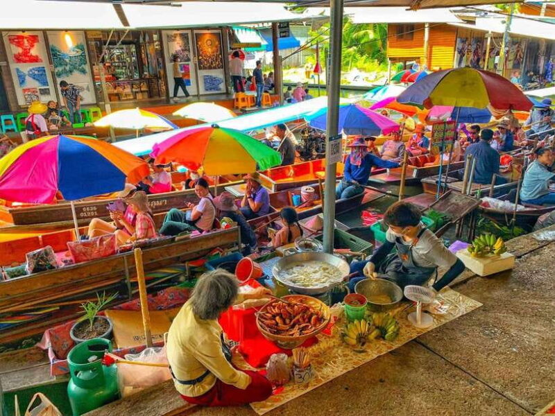 Bangkok: Train Market & Floating Market with Boat Ride - Remember