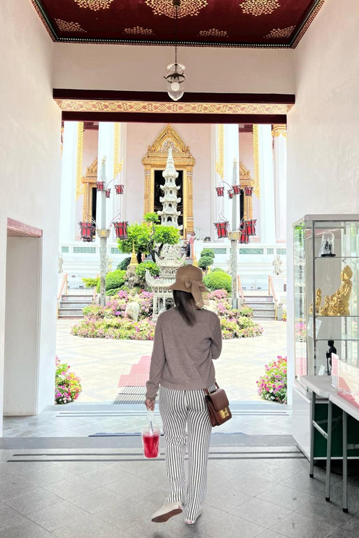 Bangkok: Wat Suthat, Giant Swing, Wat Saket - Climbing Wat Saket for Panoramic Views