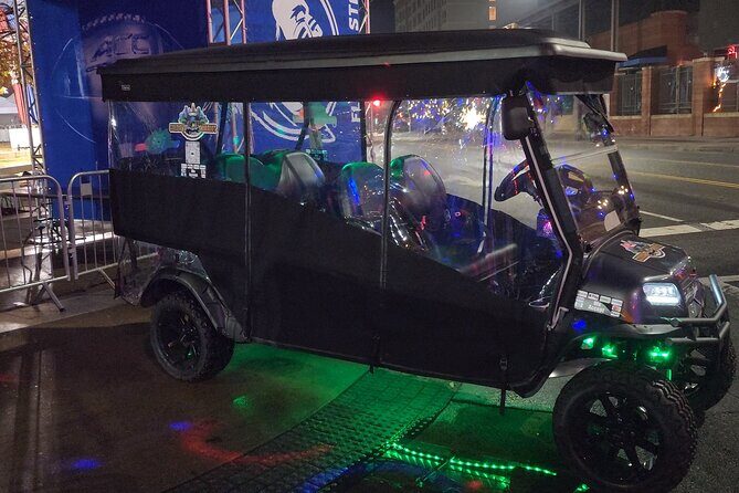 Bar Crawl on a Rollin Disco Ball Golf Cart in Charlotte - An Overview of the Experience