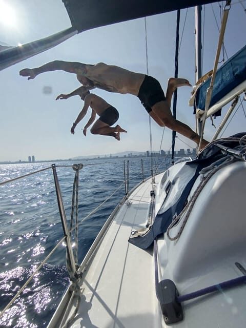 Barcelona Badalona : Sailboat Tour, Snacks, Drinks, Swimming - Introduction
