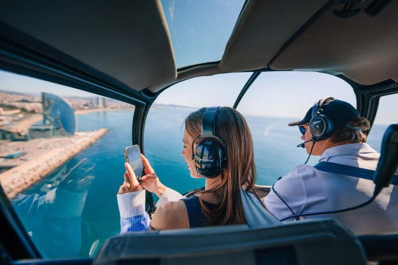 Barcelona: Helicopter Flight, Boat Ride, and Walking Tour - Key Points
