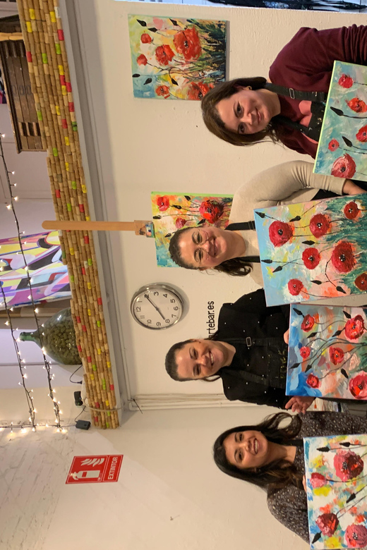 Barcelona: Learn to paint, sip wine, enjoy snacks & music - The Breakdown of the Itinerary