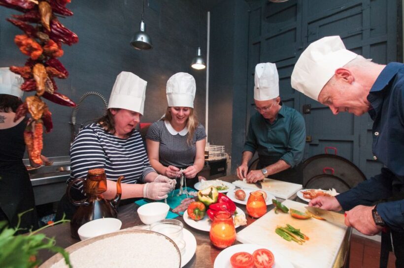 Barcelona: Paella Cooking Experience & Boqueria Market Tour - Enjoying the Feast