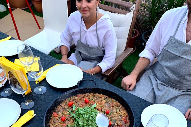 Barcelona Premium Paella and Sangria Class in a Stunning Rooftop - Key Points