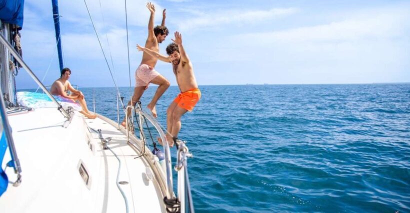 Barcelona: Sailboat Tour with Swimming, Snacks and Drinks - Key Points