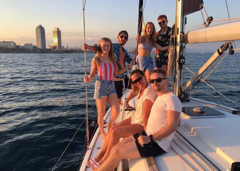 Barcelona: Sunset Sailboat Cruise with Open Bar and Snacks - What to Expect During the Cruise
