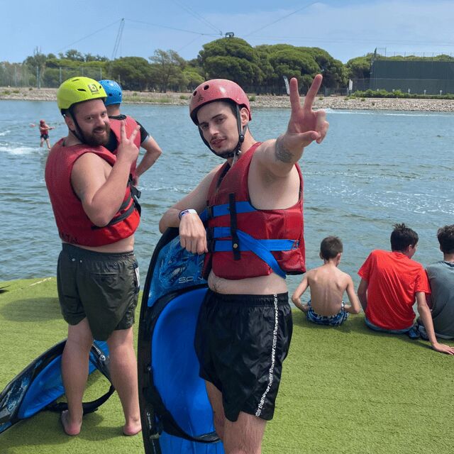 Barcelona: Wakepark activity with minibus transport - Price and Value