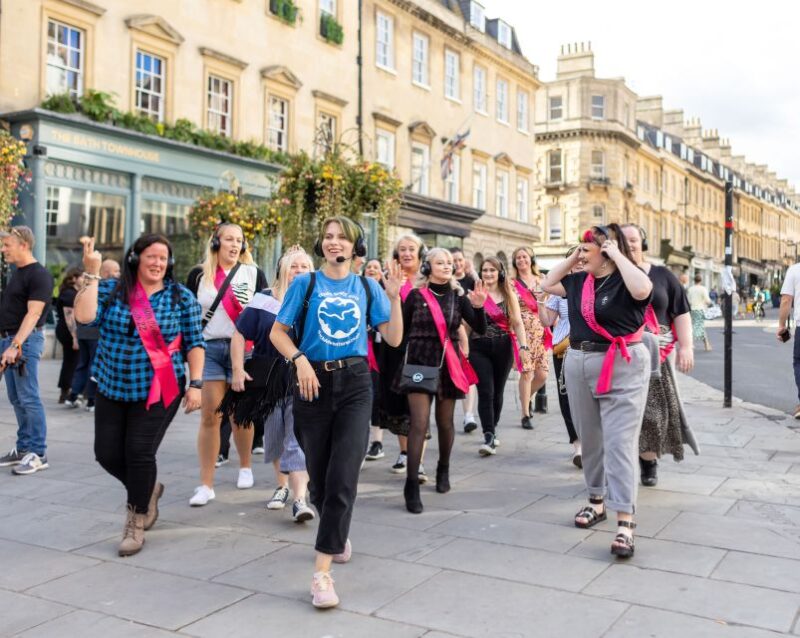 Bath: Silent Disco Guided Walking Tour - The Experience in Detail
