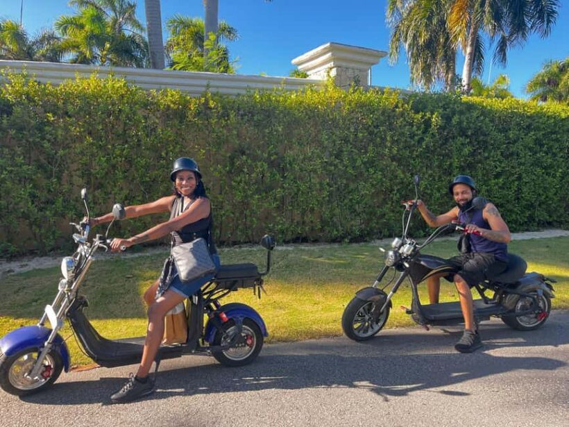 Bavaro Punta Cana: City Tour with Harley models E-Scooters - Key Points