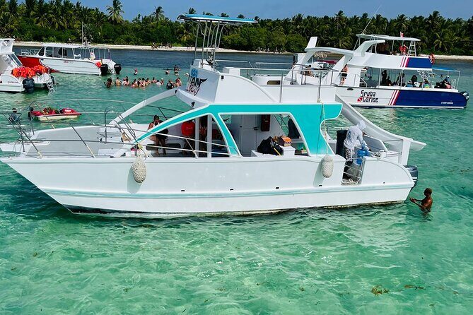 Bavaro Punta Cana EN boat party with drinks and transportation - The Value and Cost