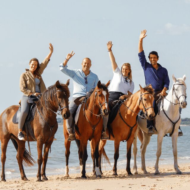 Beach Horseback Riding in GROUP + Photo Report - PDT - An Authentic and Relaxing Coastal Ride