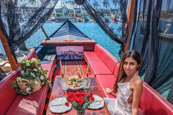 Beautiful Luxury Picnic on a Docked Gondola Boat in Coronado - A Deep Dive into the Coronado Gondola Picnic