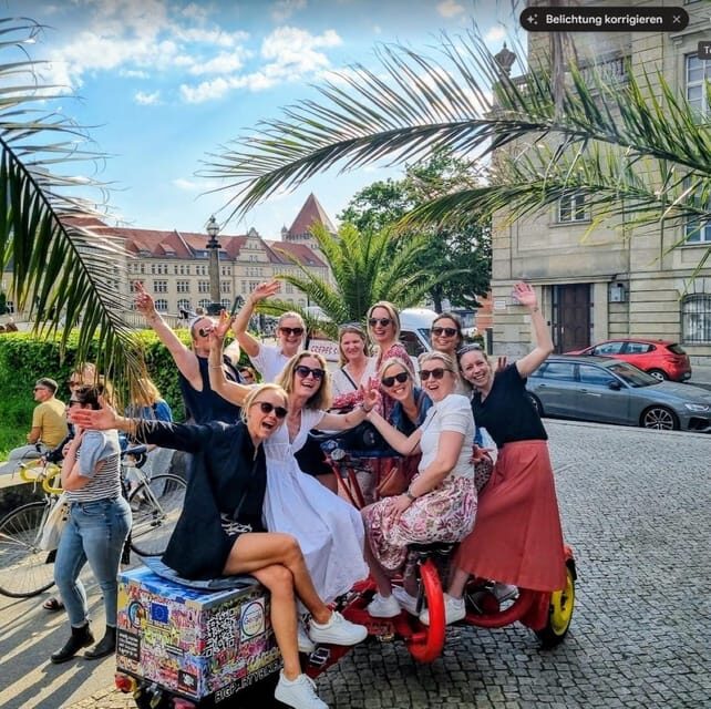 Beer Bike & Party Bike: Unforgettable Berlin City Tour incl. pickup - Key Points