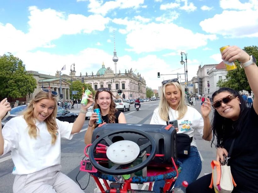 Beer Bike & Party Bike: Unforgettable Berlin City Tour incl. pickup - Evaluating the Value