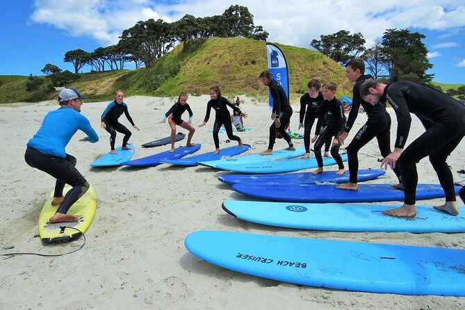 Beginner Surf Lesson at Te Arai Beach - Discovering Te Arai Beach for Surf Beginners