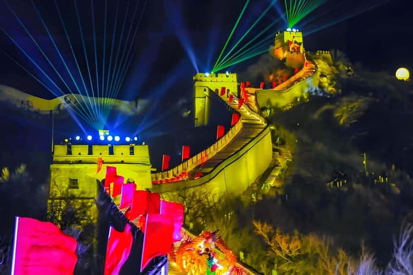 Beijing: Badaling Great Wall Night Ticket or Tours with Show - Key Points