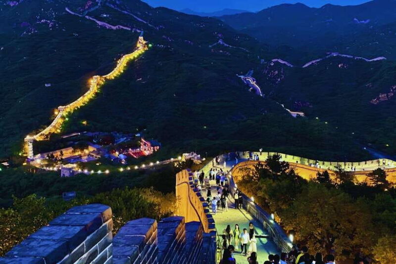 Beijing: Badaling Great Wall Night Ticket or Tours with Show - Key Points