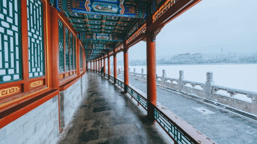 Beijing: Beihai park e-ticket entry - The Experience of Walking Through Beihai Park