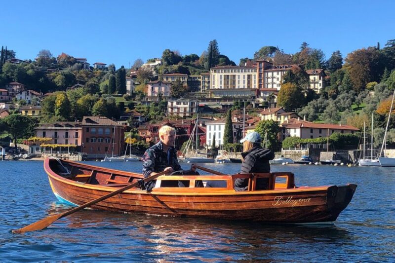 Bellagio: Vintage Wooden Boat Rowing Experience on Lake Como - Key Points