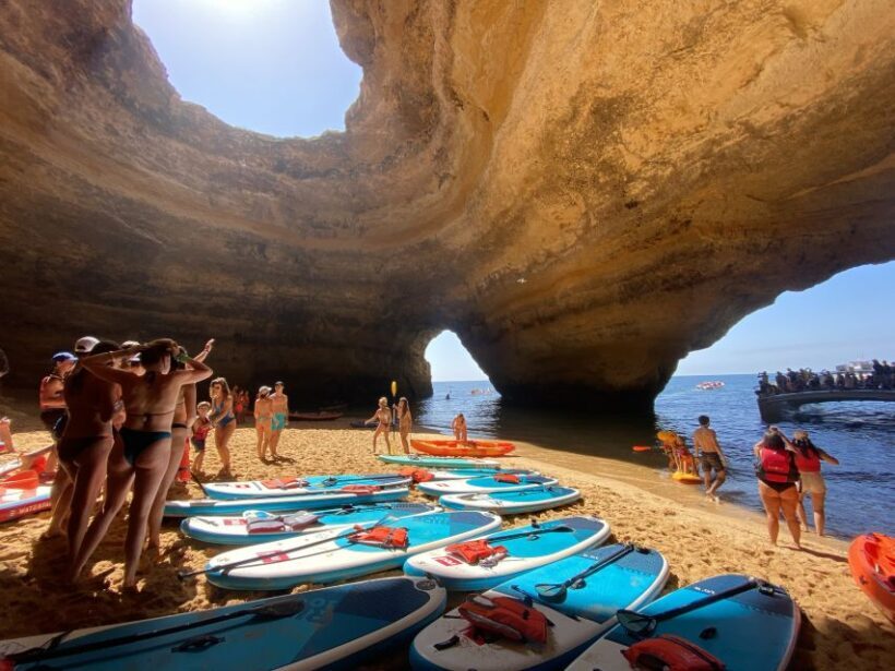 Benagil: Benagil Cave Stand Up PaddleBoard Tour at Sunrise - The Experience in Detail