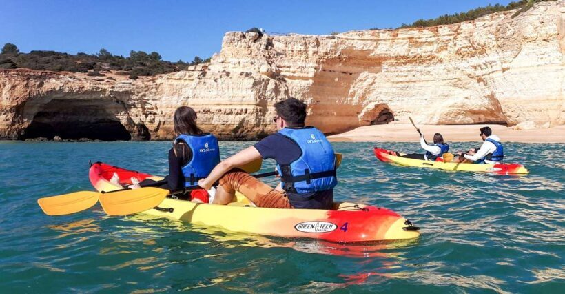 Benagil: Benagil Caves and Secret Spots Guided Kayaking Tour - Discover the Magic of the Algarve with the Benagil Caves Kayaking Tour