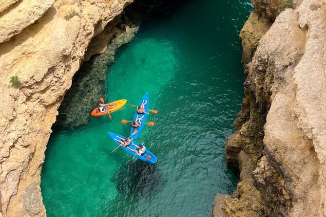Benagil Kayak to the Caves and Secret Beaches With Licensed Guide - Meeting Point and Transportation