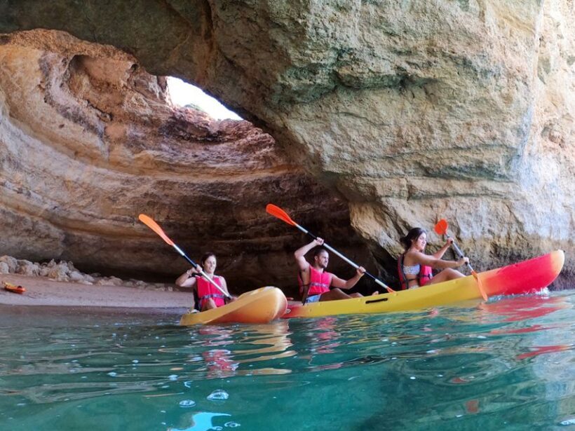 Benagil: Kayaking Adventure in Benagil Caves & Marinha Beach - Duration, Price, and Practicalities