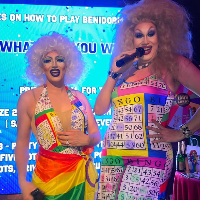 Benidorm Bingo with Drag Queens | FunnyBoyz Middlesbrough - Key Points