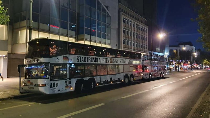 Berlin: Bus Tour by Night with Live Commentary - Key Points