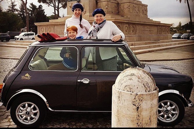Best Neighborhoods of Rome by Mini Cooper Classic Cabriolet - Villa Borghese