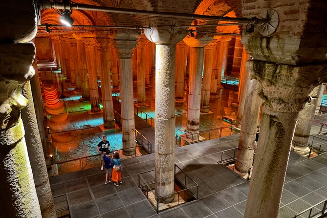 Best of Istanbul: Basilica Cistern - Blue Mosque - Grand Bazaar - Exploring the Basilica Cistern